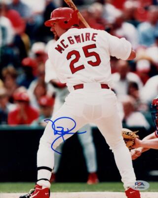 MARK McGWIRE signed 8x10 photo (Cardinals - autograph) PSA/DNA cert! | eBay