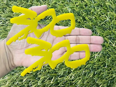 300 Drip Car Emblem Badges Custom New Racing Aggressive Numbers Yellow ...