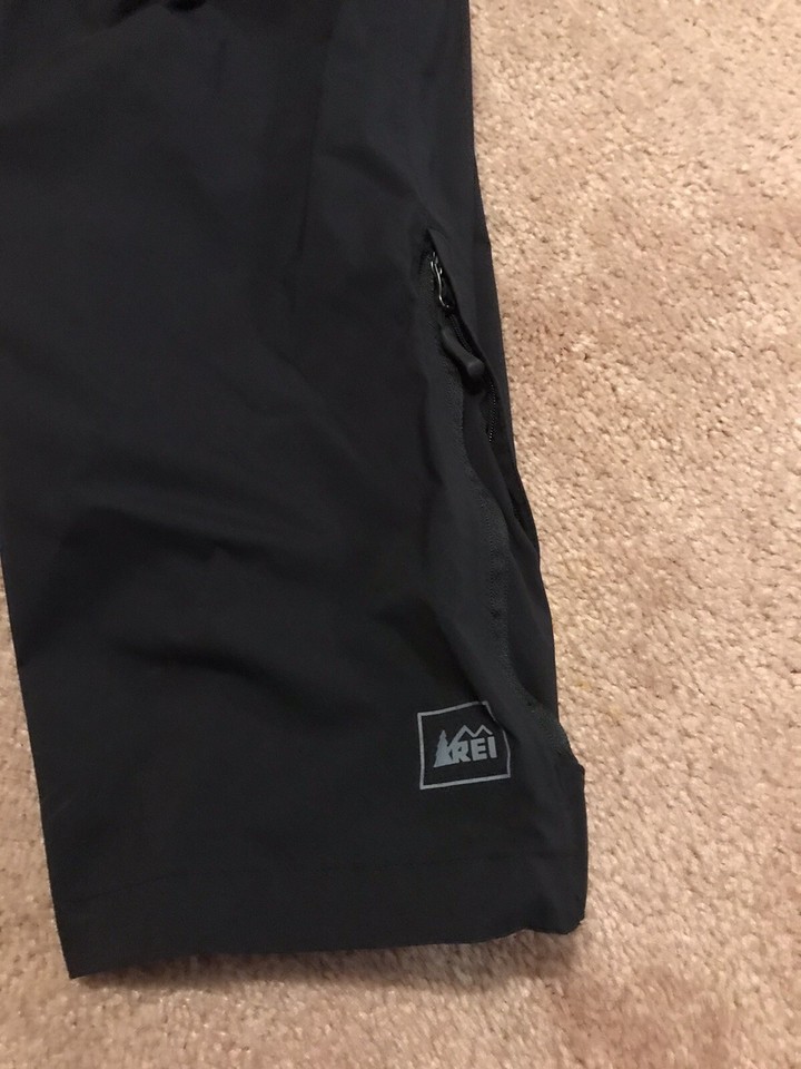 Kids XL (18)REI E1 Elements PANTS Black Windbreaker Nylon Waterproof Lightweight | eBay