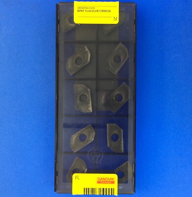 10pc SANDVIK KPHT 15 04 05 FR - CM Carbide Milling Inserts H13A🎯 ...