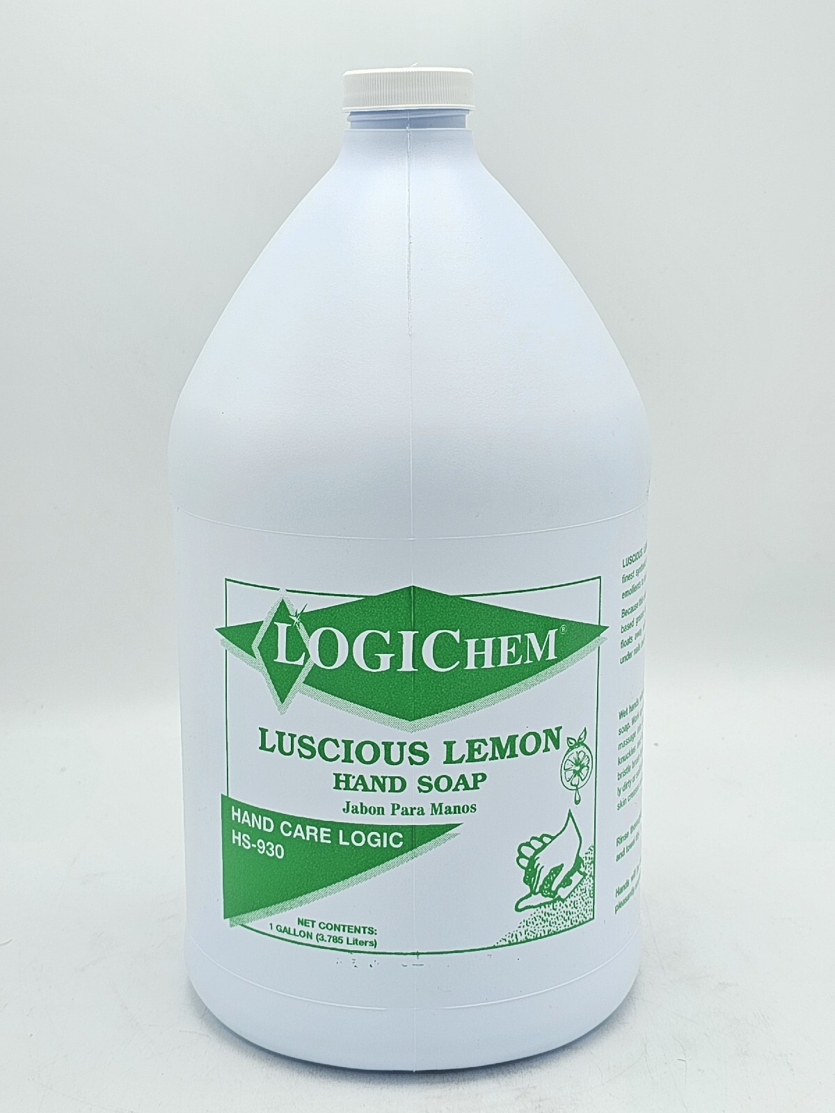 LOGIChem Luscious Lemon Hand Soap -Hand Wash Refill 1 Gal Hand Care ...