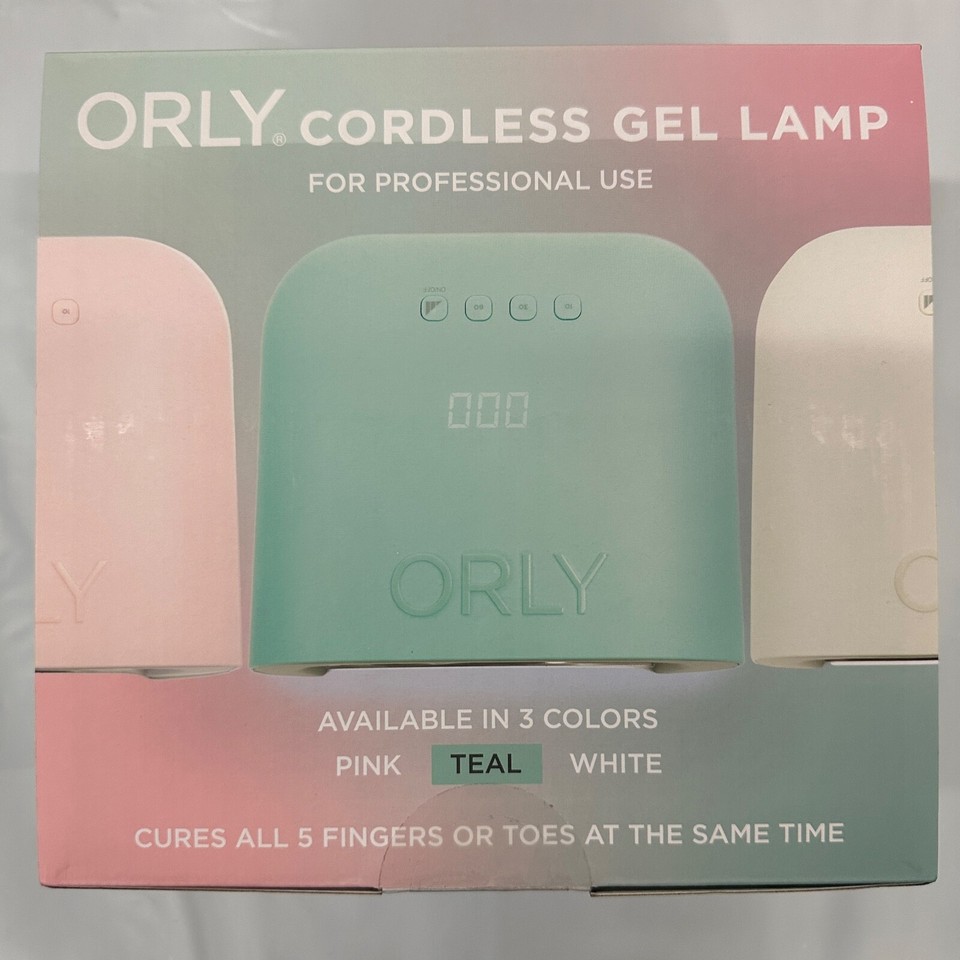 ORLY LED 900 FX Professional Cordless Rechargable Gel Lamp - Pink, Teal ...