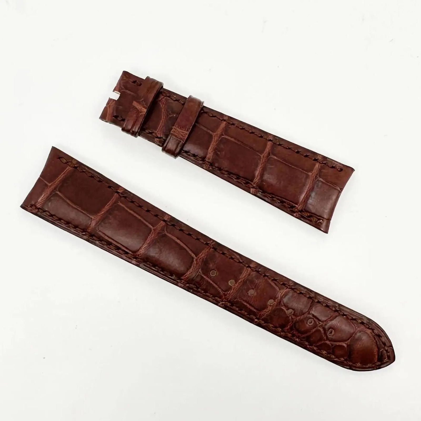 Bvlgari Daniel Roth 20mm X 16mm Brown Alligator Leather Strap | eBay