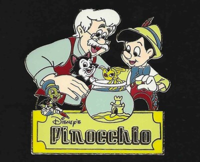 Disney's Pinocchio - Pinocchio Figaro Geppetto Cleo with her fishbowl ...