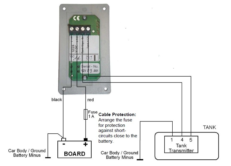 Votronic Grey Water Tank Level Gauge Monitor Meter Sensor RV Camper Van ...