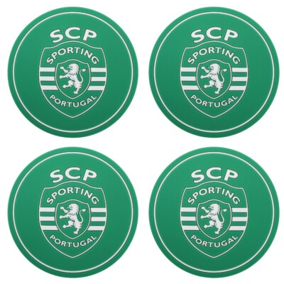 Sporting CP SCP Portuguese Soccer Silicone Drinkware Coasters Set of 4 ...