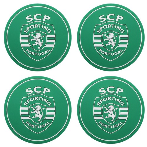 Sporting CP SCP Portuguese Soccer Silicone Drinkware Coasters Set of 4 ...