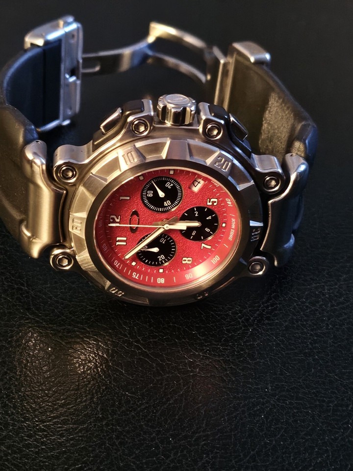 Oakley Crankcase Crono Watch Head with Free band | eBay