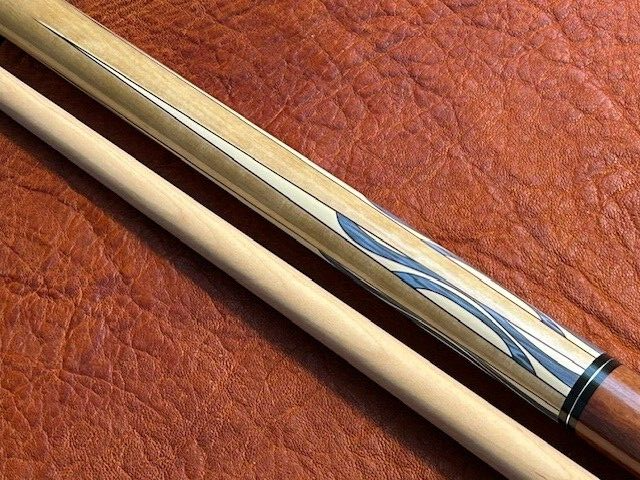 Adam II pool cue with Maple Shaft. Uni-Loc Quick Joint. Wrap-less Cue ...