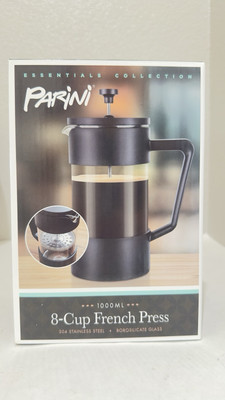 Parini Essential Collection 8-Cup French Press Coffee Tea Maker ...