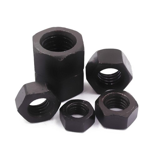 25/50/100pcs DIN934 M1.6-M8 Black / 304 Stainless Steel Metric Hex ...