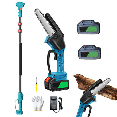 Cordless Battery Pole Chain Saw Electric Extendable Chainsaw Tree ...
