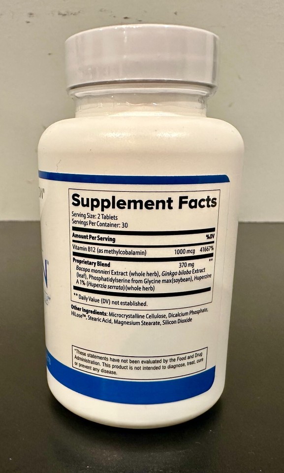 Vitality Now Youthful Brain Memory Health Supplement Tablets - 60 Count *NEW* 758381533562| eBay