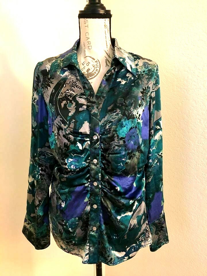 Lynn Ritchie Women's Stunning Long Sleeves Blouse Siz… - Gem