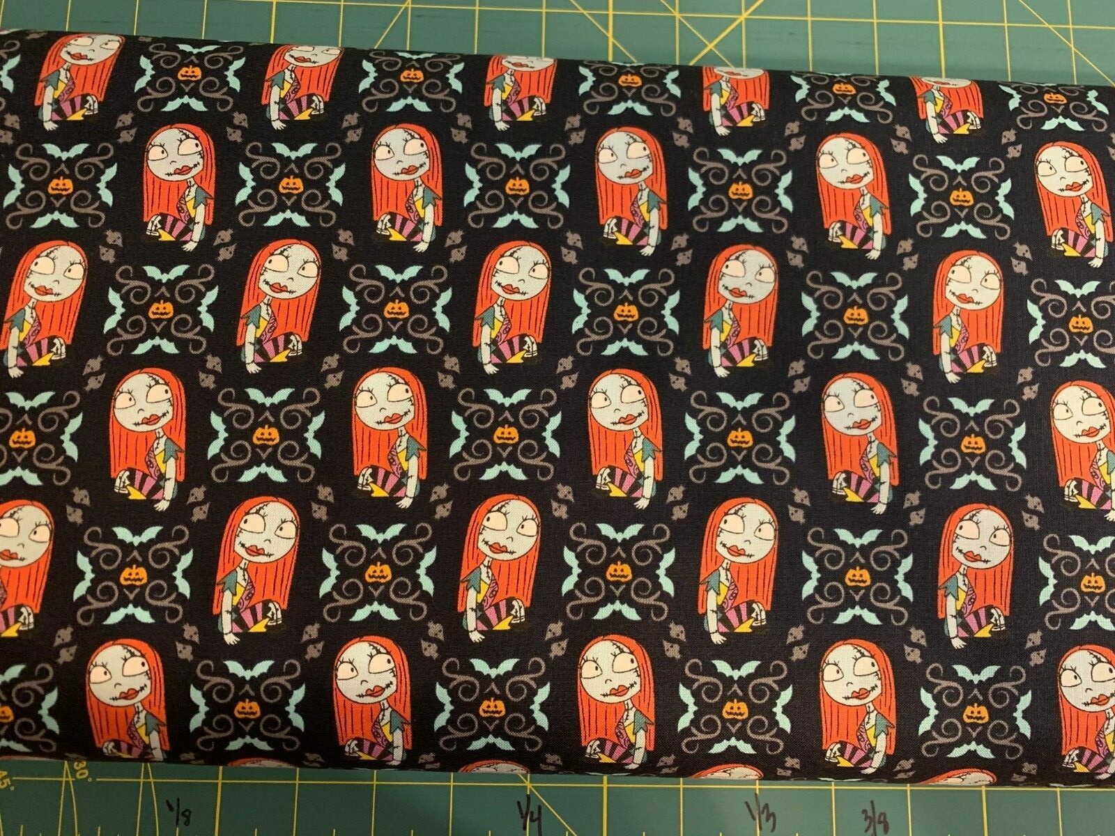 Disney Master of Fright Nightmare Before Christmas Sally Fabric Black ...
