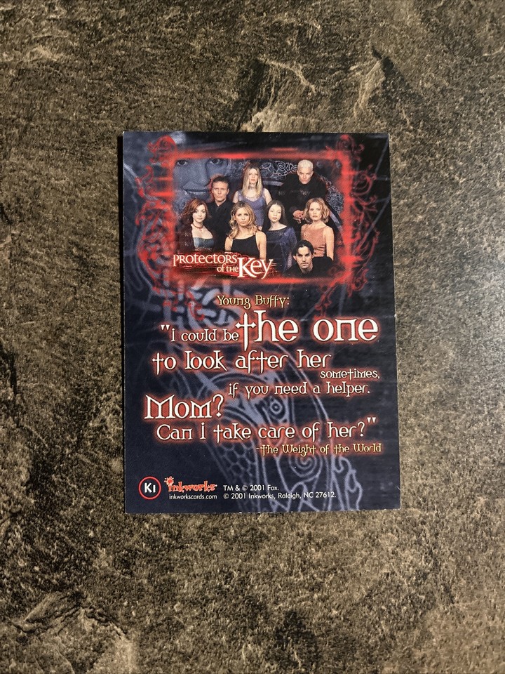 Buffy the Vampire Slayer Season 5 - K1 Protectors of the Key Insert ...