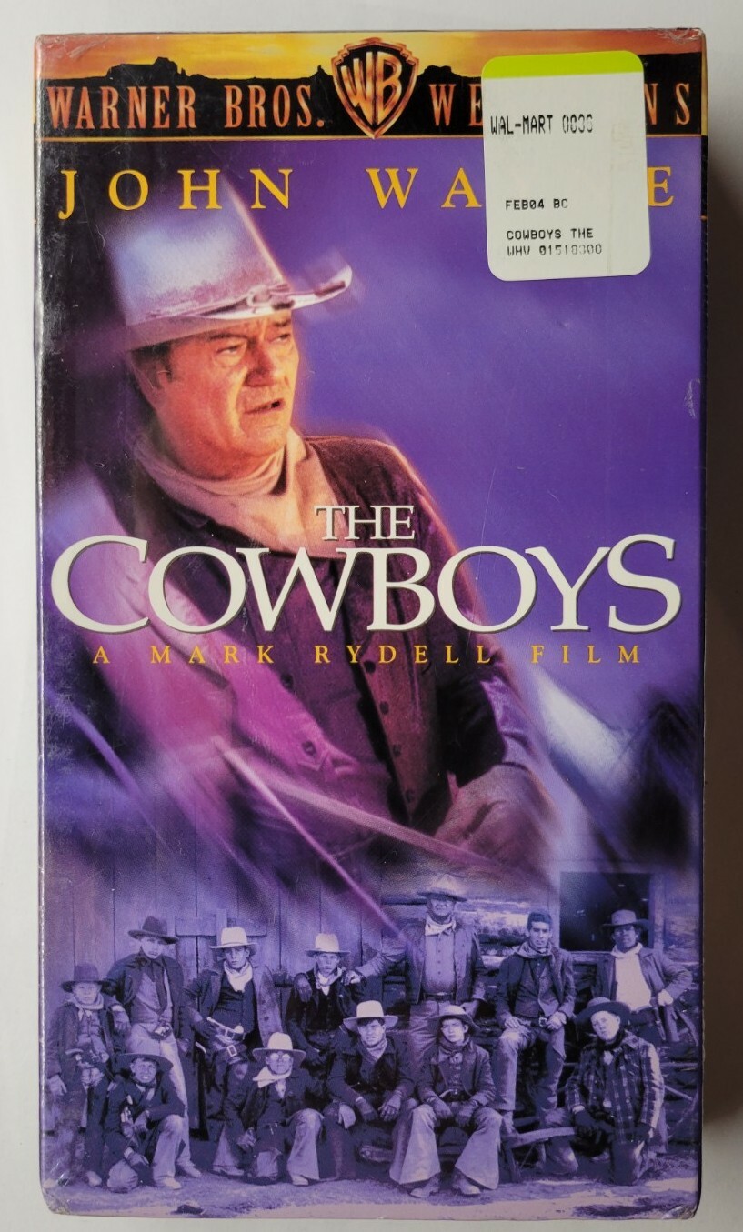 The Cowboys (VHS, 1997, Warner Bros. Westerns Collection) John Wayne ...