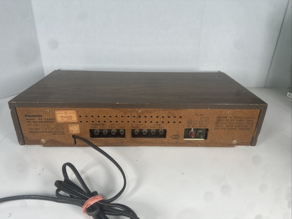 Vintage PANASONIC IC FET FM AM Multiplex Stereo RE-7680 Receiver Amp | eBay