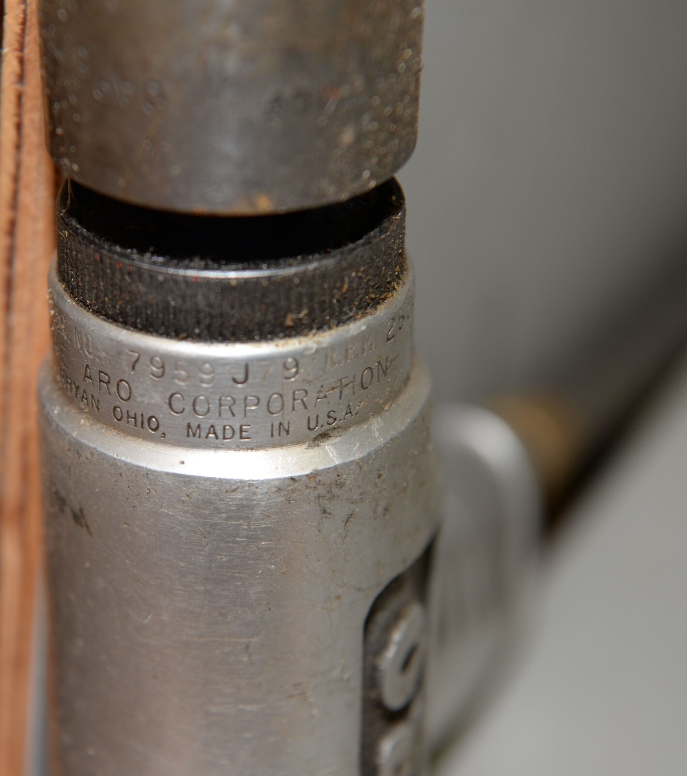 ARO 2500 rpm pneumatic air drill aircraft tool 3/8" chuck vintage ...