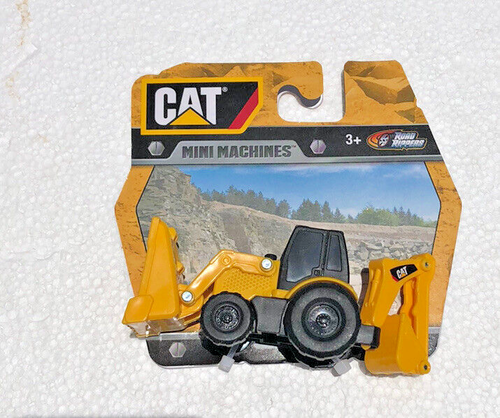 Toy State Caterpillar Backhoe Mini Machines Road rippers /mint on card ...