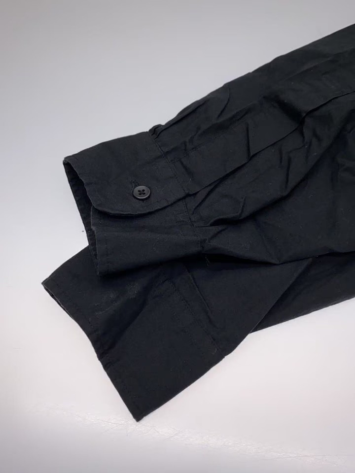 Marvine Pontiak shirts makers one long sleeve cotton shirt, black ...