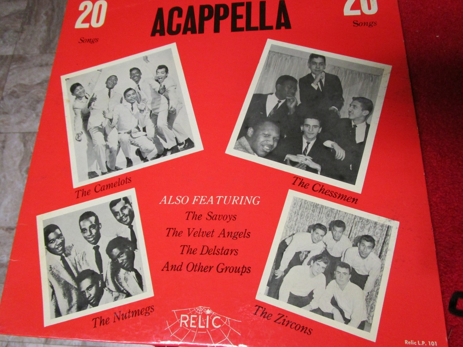 Best Of Acapella - Relic Records - Rare Doo-wop record records 33 1/2 ...