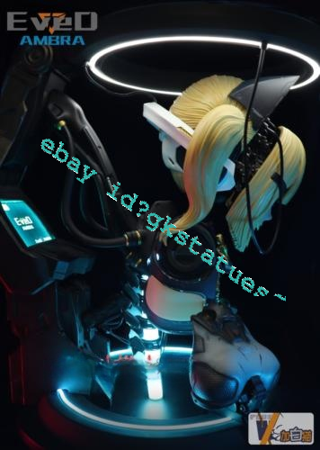 Eved AMBRA Bust 1/1 Scale Painted Statue In Stock Led Light Mobile Suit Girl New | eBay