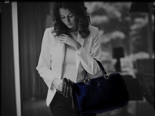 NWT $1795 Ghurka Italian-Made No. 66 ROVER Bag Dark Blue Leather Doctor ...