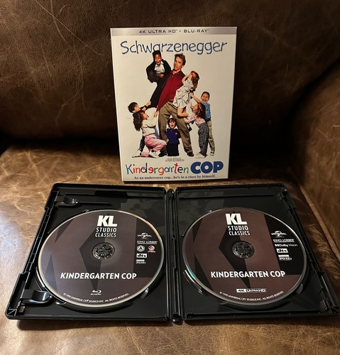 Kindergarten Cop (1990) [4K UHD + Blu-ray] With Slipcover in Original ...