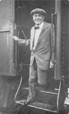 Forward Publishing Co Omaha Nebraska Man Descending Train Steps | eBay