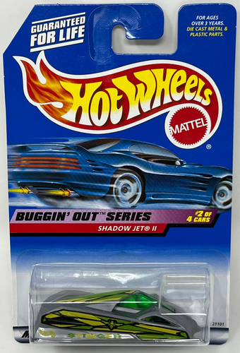 Hot Wheels 1998 - Shadow Jet II #942 - Buggin' Out Series - New Sealed ...