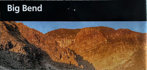 BIG BEND NP - Texas NATIONAL PARK SERVICE UNIGRID BROCHURE/MAP | eBay
