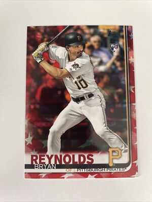 BRYAN REYNOLDS 2019 TOPPS UPDATE ROOKIE INDEPENDENCE DAY 52/76 PIRATES ...