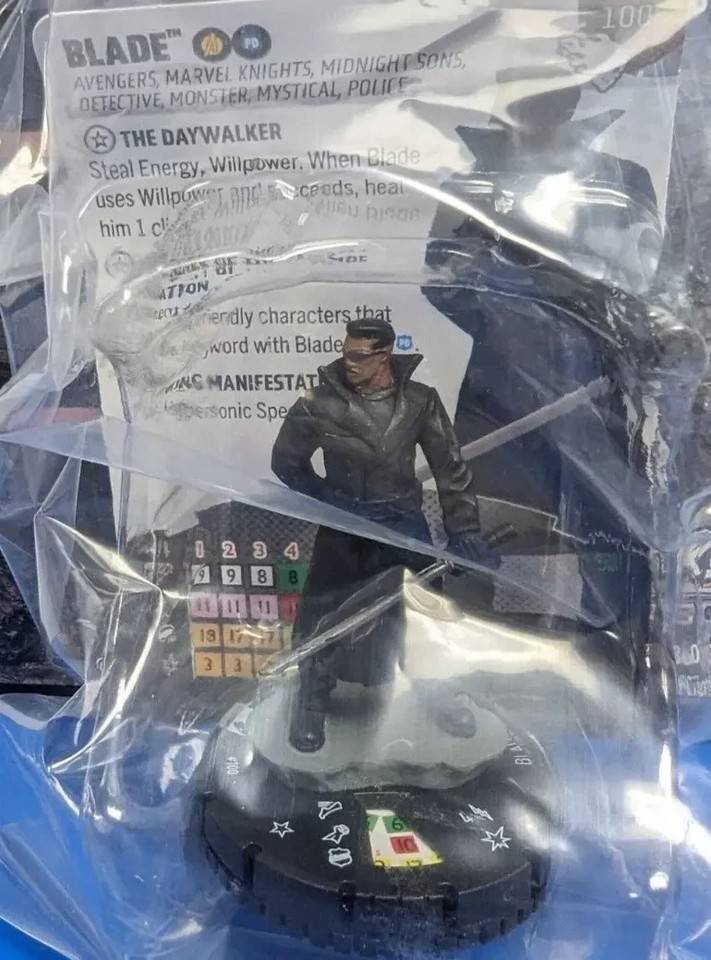 HEROCLIX MARVEL WHEELS OF VENGEANCE OP KIT 100 BLADE + DARK DIMENSION ...