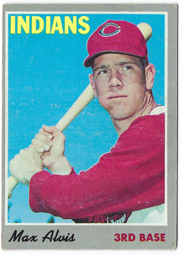 1970 TOPPS MAX ALVIS CLEVELAND INDIANS Baseball #85 VG Vintage Free ...