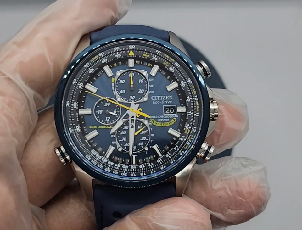 Citizen Blue Angels A-T AT8020-03L Eco-Drive Radio Controlled Men's ...