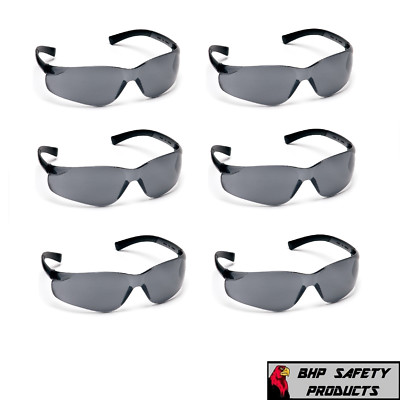 PYRAMEX ZTEK SAFETY GLASSES SMOKE GRAY LENS SUNGLASSES S2520S Z87+ (6 ...