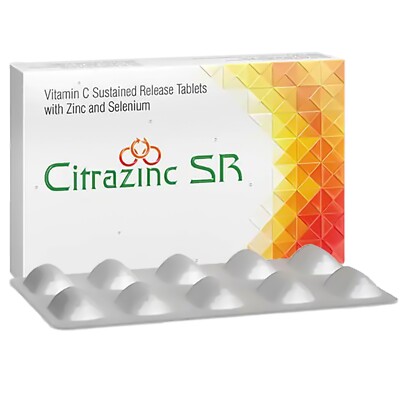 Citrazinc SR + Vitamin C Sustained Release Tablet with Zinc and ...
