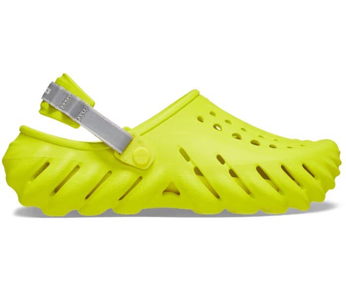 Crocs Echo Clogs w/ Reflective Strap Acidity Neon Yellow Slides Men’s ...
