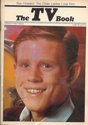 RARE 1974 RITCHIE CUNNINGHAM OF HAPPY DAYS TV BOOK GUIDE REGIONAL ...
