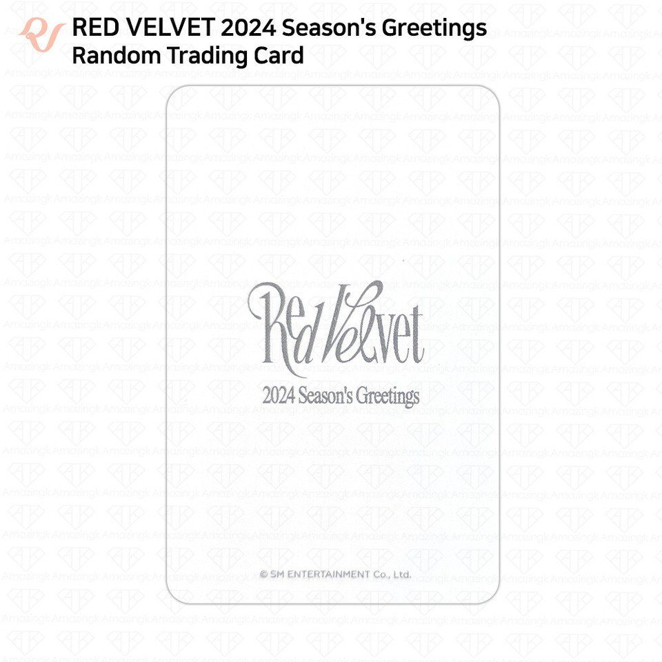 Red Velvet 2024 Season's Greetings Random Trading Card Concept Selfie ...