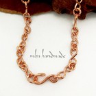 Handmade Pure Copper Chain Lenght 20''-22''-24''-30'' / 50-56-61-76 cm ...