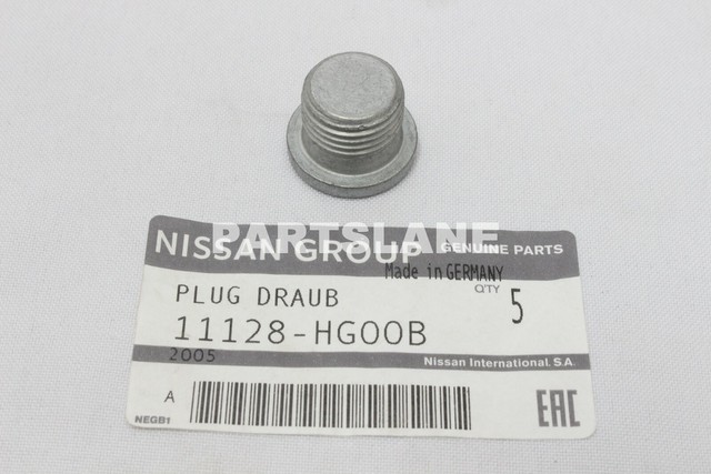 11128-hg00b Nissan Plug-drain 11128HG00B Genuine OEM Part for sale ...