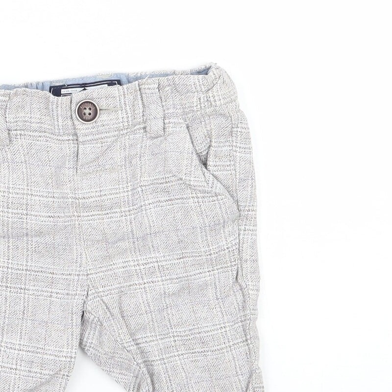 NEXT Baby Grey Cotton Blend Trousers Size 6-9 Months | eBay UK
