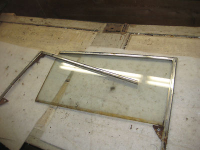 1958 CHEVROLET IMPALA DOOR WINDOW GLASS WINDOW FRAME | eBay
