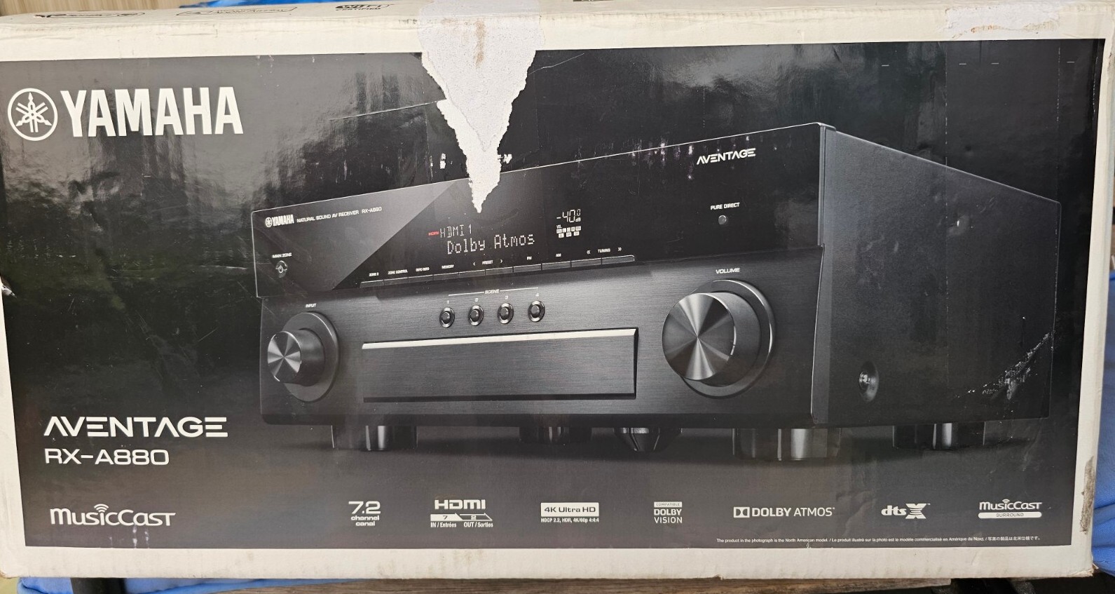 Yamaha AVENTAGE RX-A880 7.2 Dolby Atmos AV Stereo Receiver for sale ...