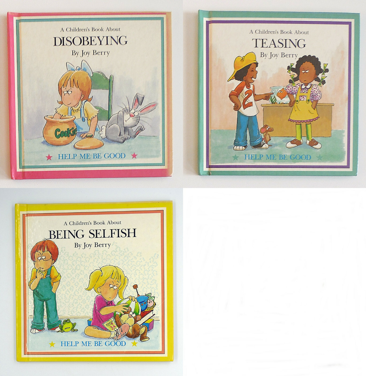 Lot of 3 "Help Me Be Good" Children's Books - Joy Berry | eBay