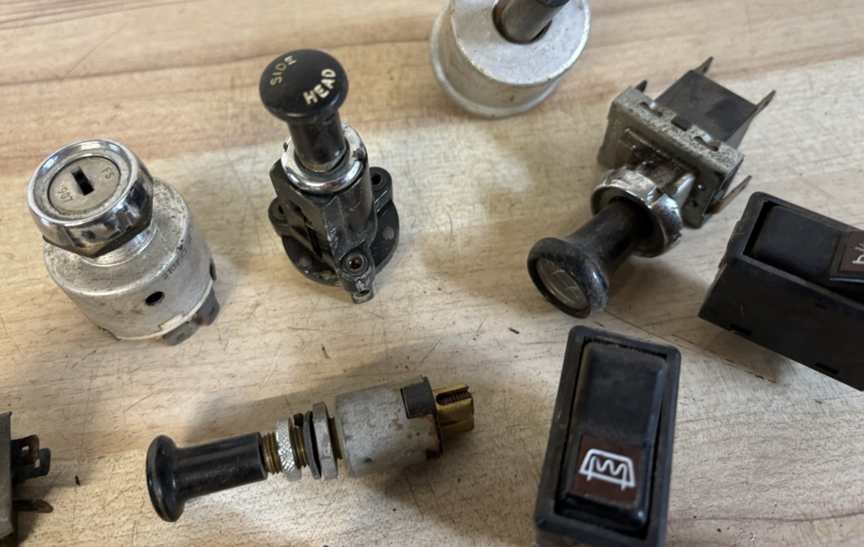 VINTAGE CLASSIC CAR SWITCHES LUCAS ETC JOB LOT | eBay