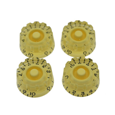 4x Guitar Knurled Speed Knobs 24 Fine Spline Control Knobs fit Gibson ...