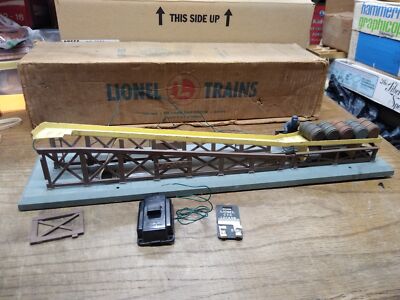 Vtg Lionel Trains O Gauge 362 Barrel Loader In Original Box with 5 ...